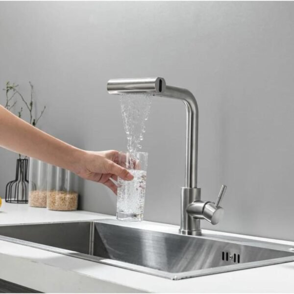 F-016 Durable Stainless Steel Pull-Down Kitchen Faucet